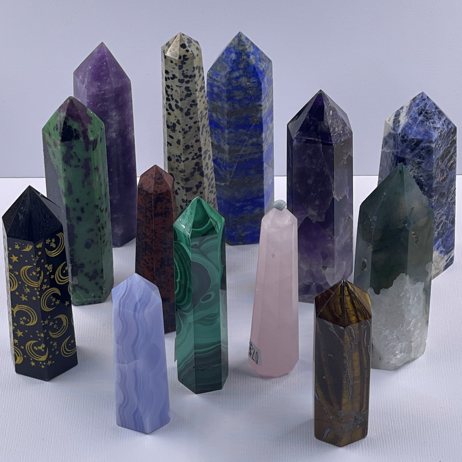 Crystal Spheres Points Collection – Crystals & Flames